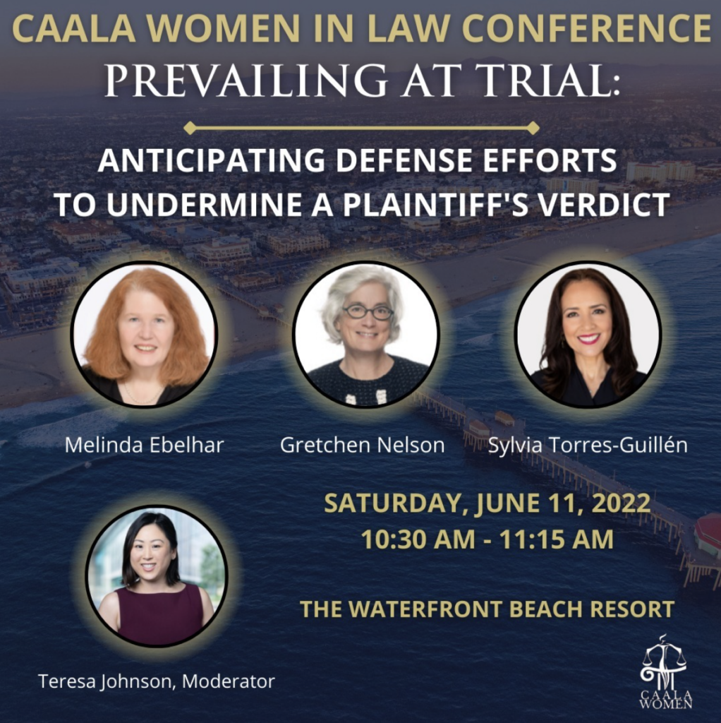 Teresa Johnson Moderates a Panel on Prevailing at Trial - Kramer Law