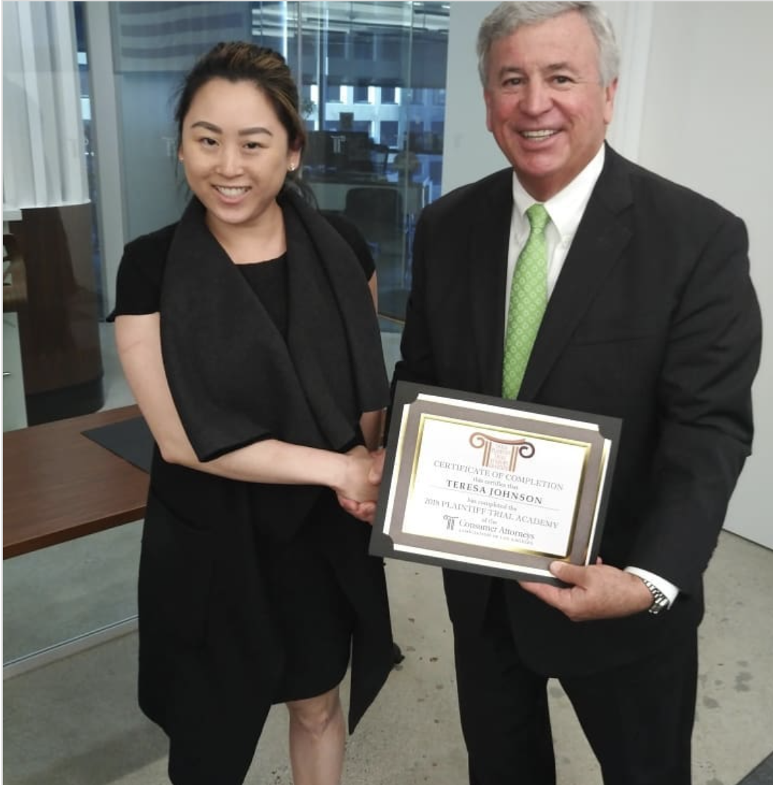 Attorney Teresa Johnson Graduated From the CAALA Plaintiffs Trial ...