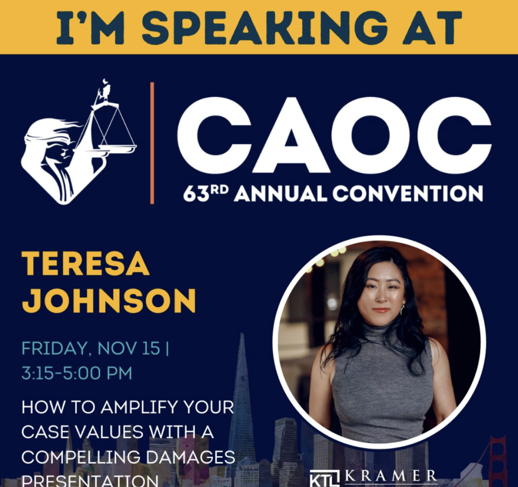 Teresa Johnson to Speak at the 2024 CAOC Convention - Kramer Law